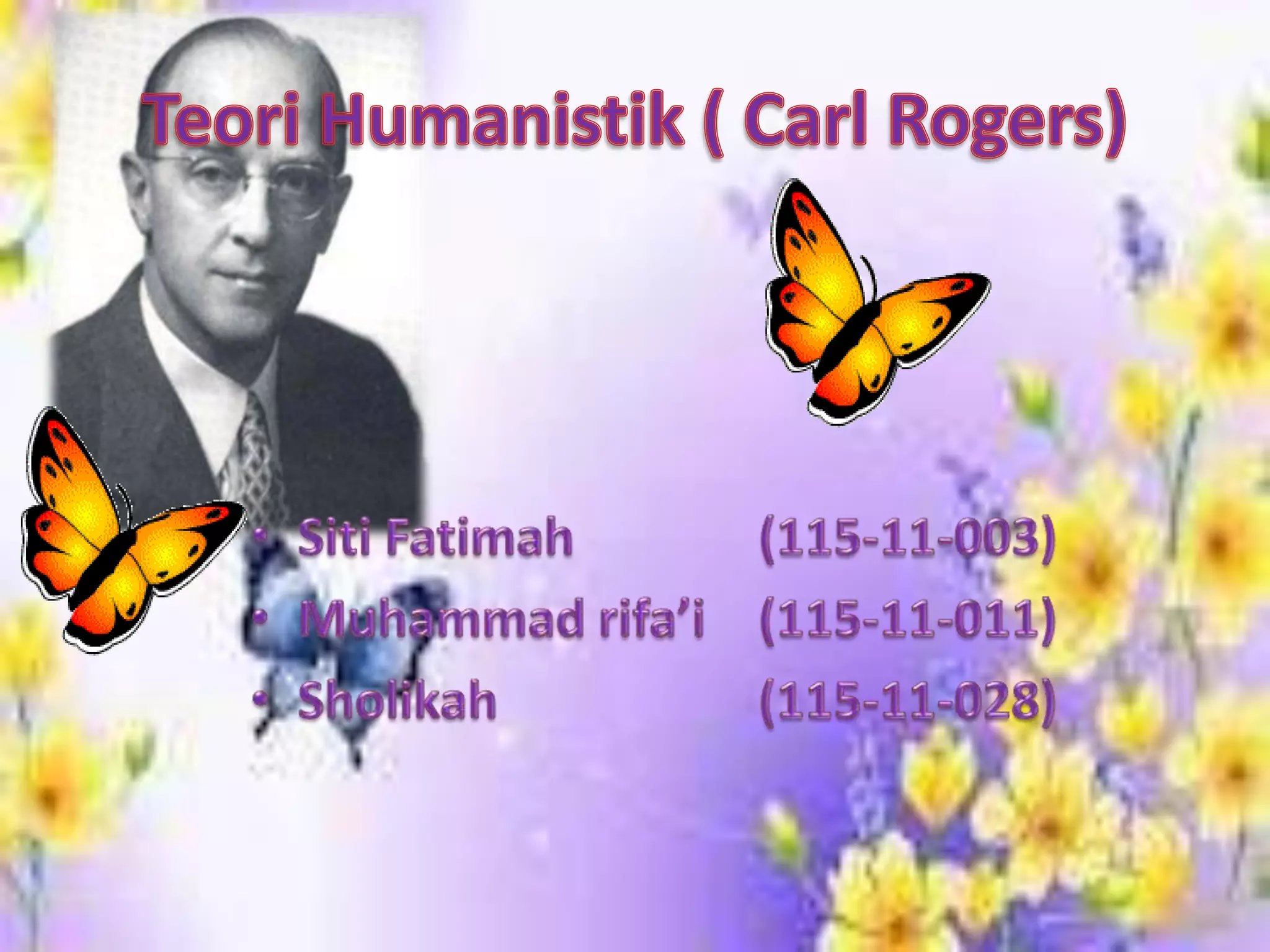 teori humanistik carl rogers | PPTX