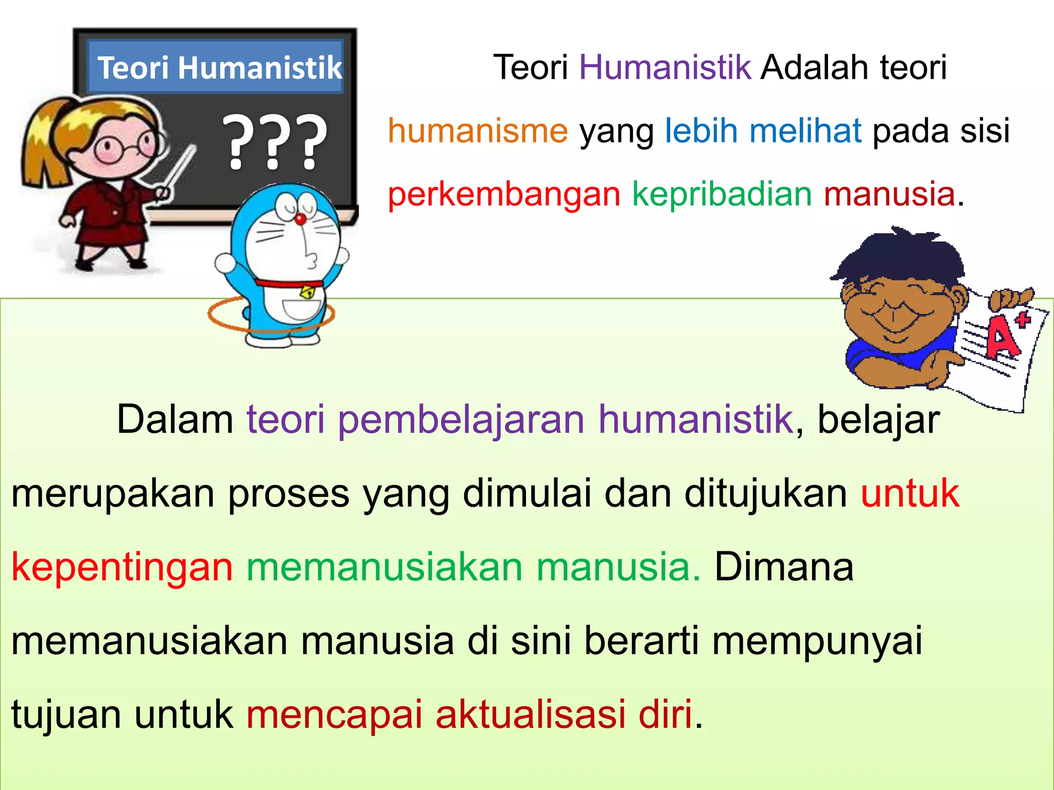 Teori Humanistik Teaching | PPTX