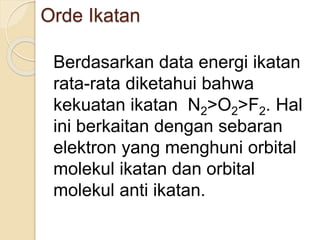 Teori ikatan berdasarkan kimia kuantum | PPTX