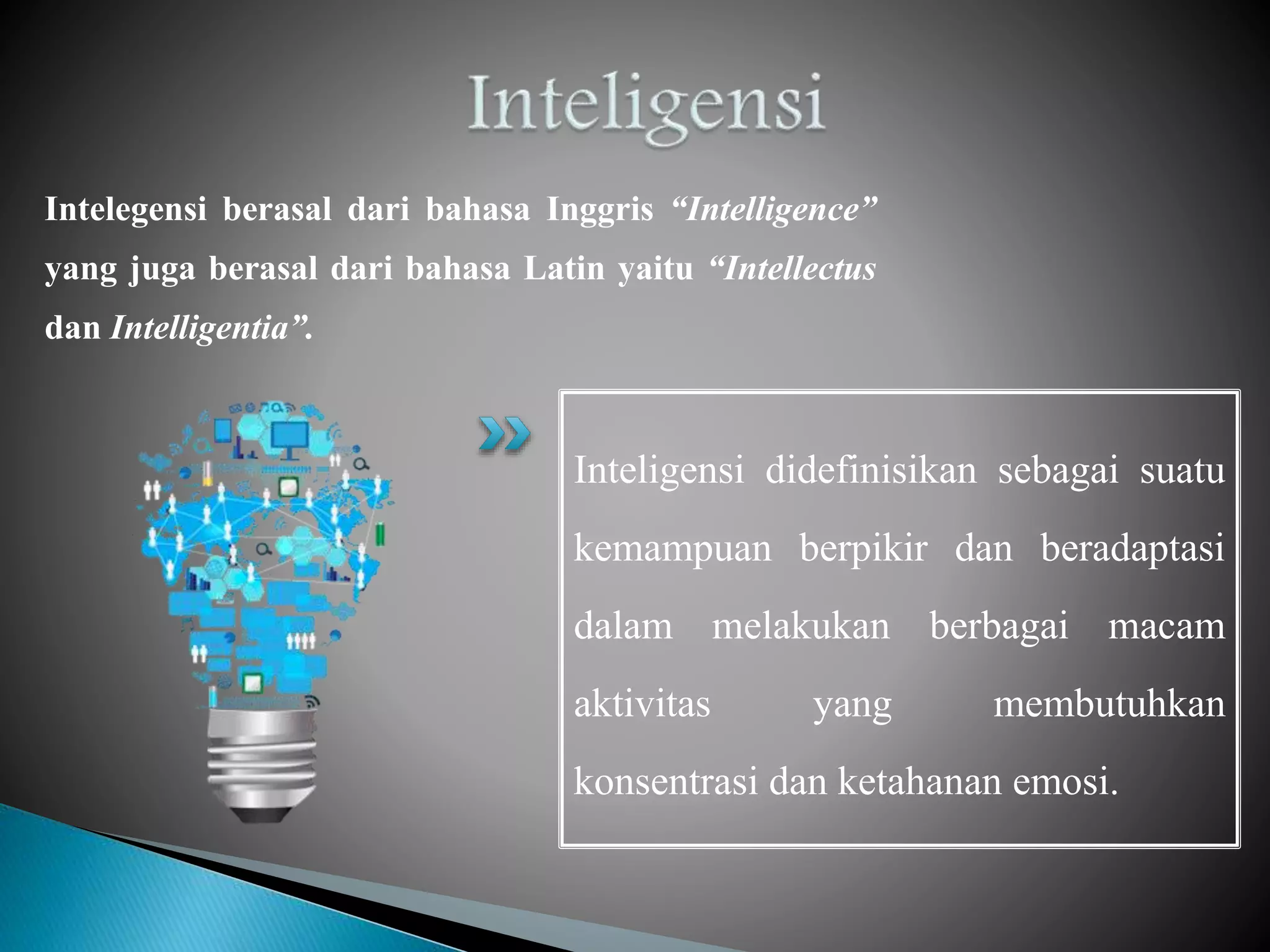 Teori inteligensi | PPTX