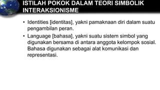 All about Teori Interaksi Simbolik dalam Masyarakat | PPTX
