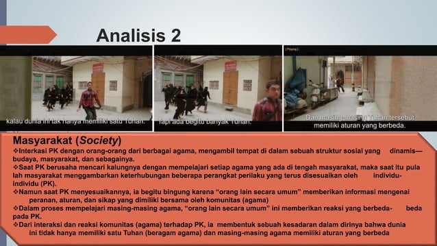 Teori interaksi simbolik (Analisis Film PK) | PPT