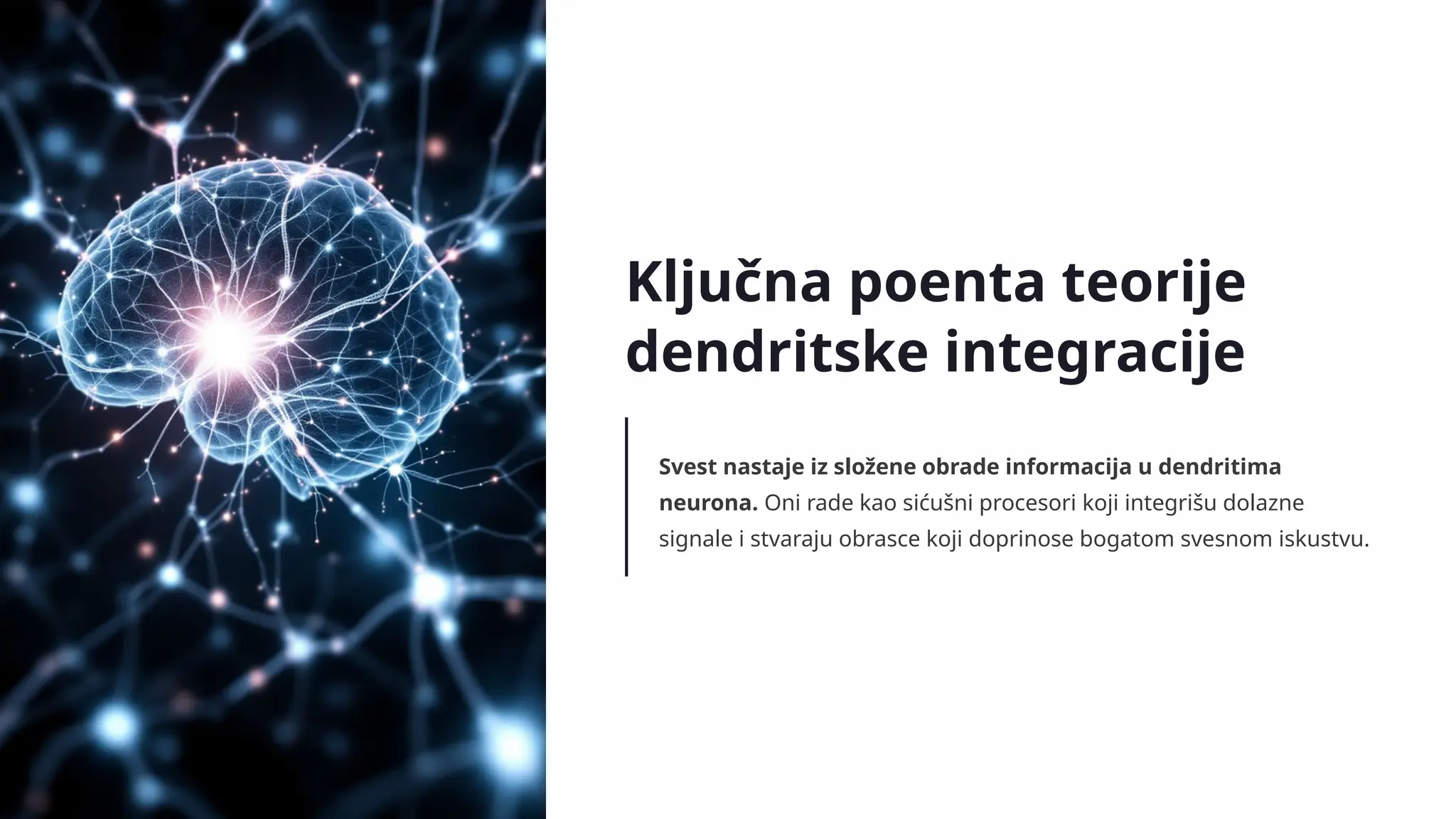 Teorija dendritske integracije, teorija o svesti.pptx