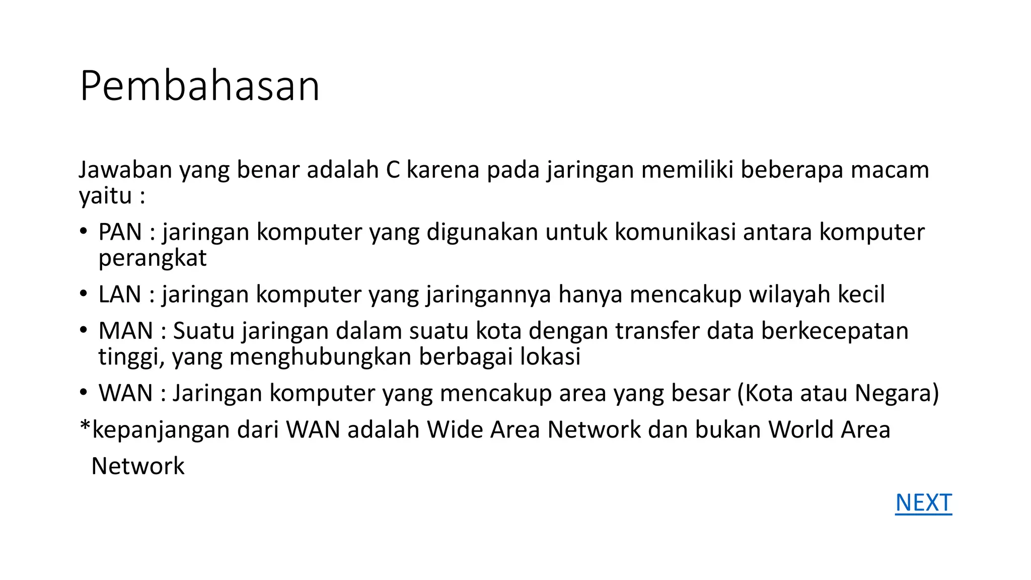 Teori jaringan | PPT