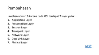 Teori jaringan | PPT