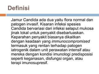 Teori kandidiasis | PPTX