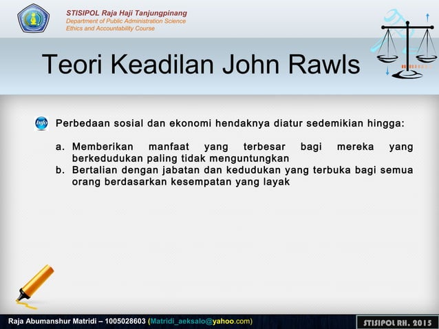 Teori keadilan | PPT