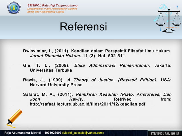 Teori keadilan | PPT