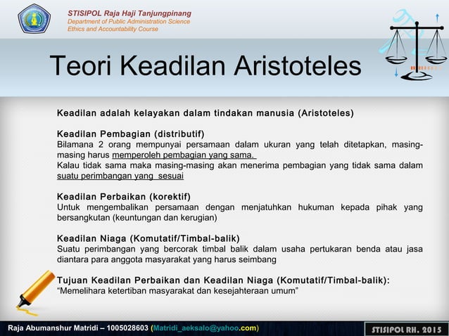 Teori keadilan | PPT