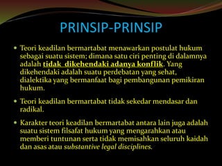 Teori keadilan bermartabat | PPTX