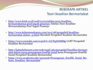 Teori keadilan bermartabat | PPTX