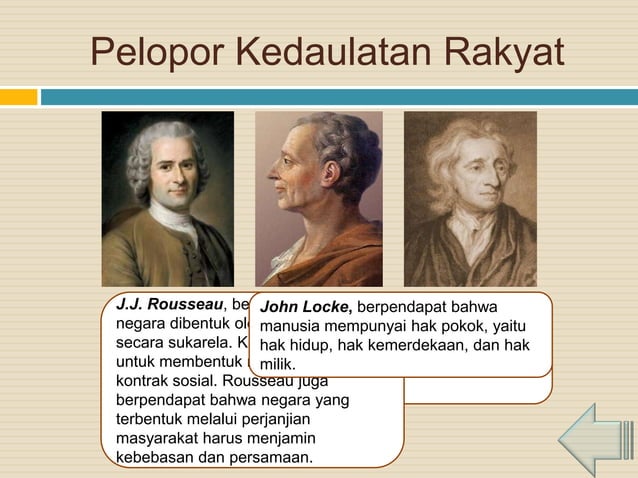Teori kedaulatan rakyat | PPT
