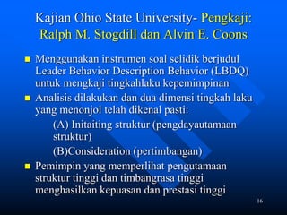 Teori kepemimpinan | PDF