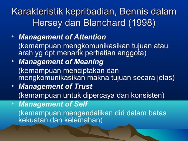 Teori kepemimpinan | PPT