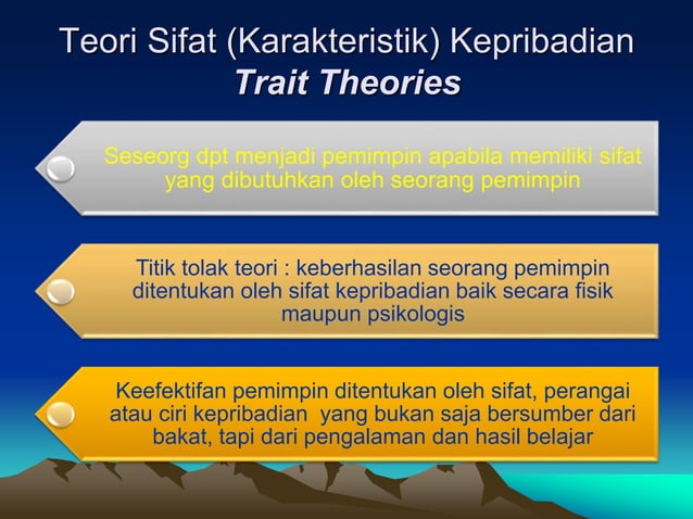 Teori+kepemimpinan | PPTX