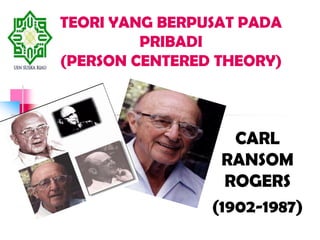 Teori kepribadian Carl R. Rogers | PPTX