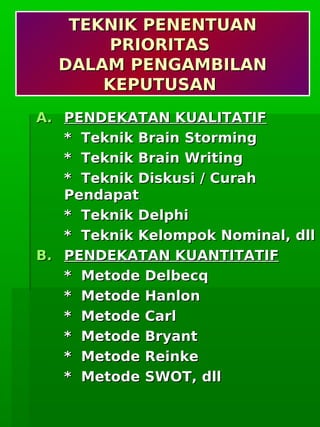 Teori keputusan | PDF