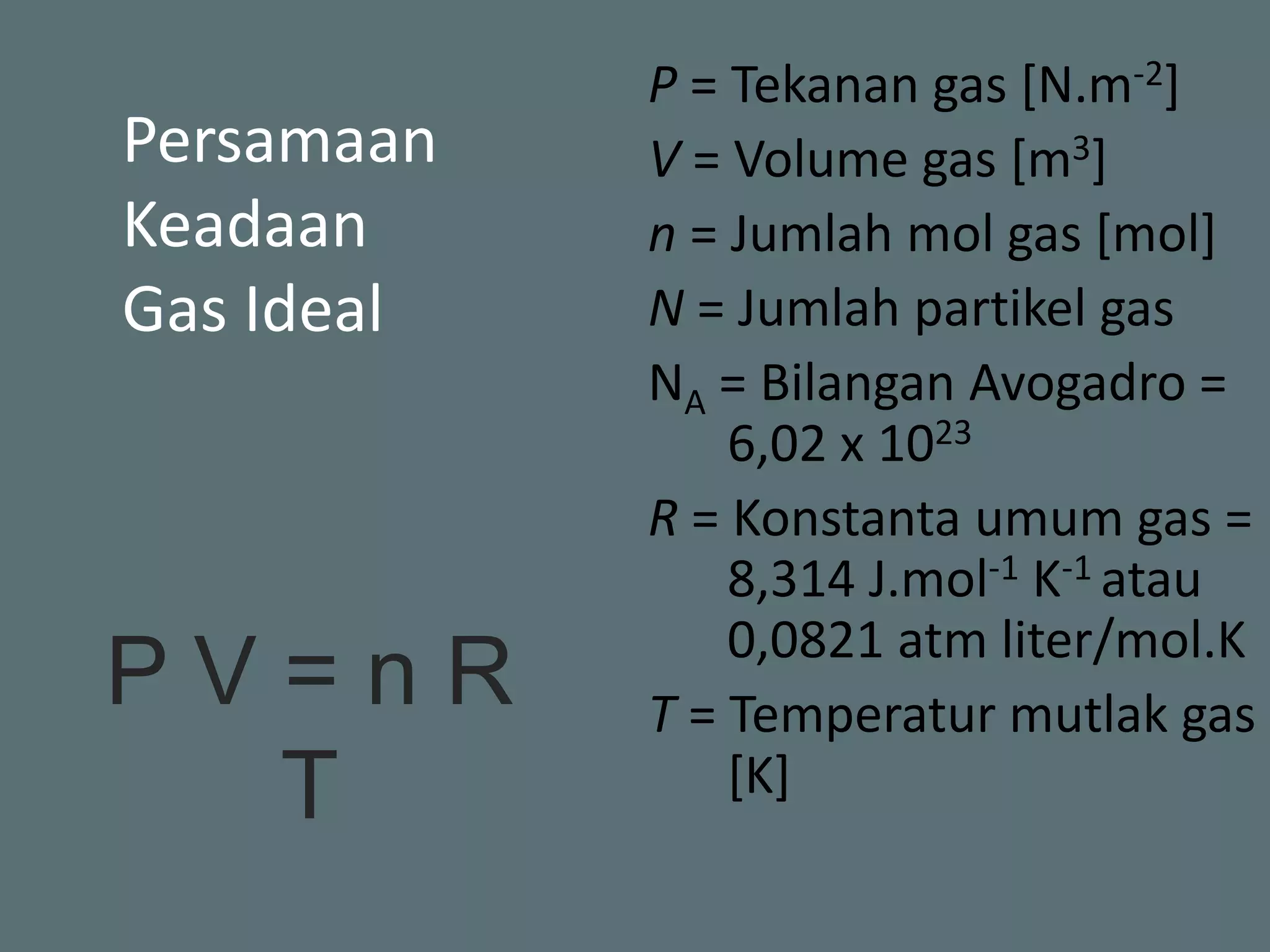 Teori kinetik gas | PPTX