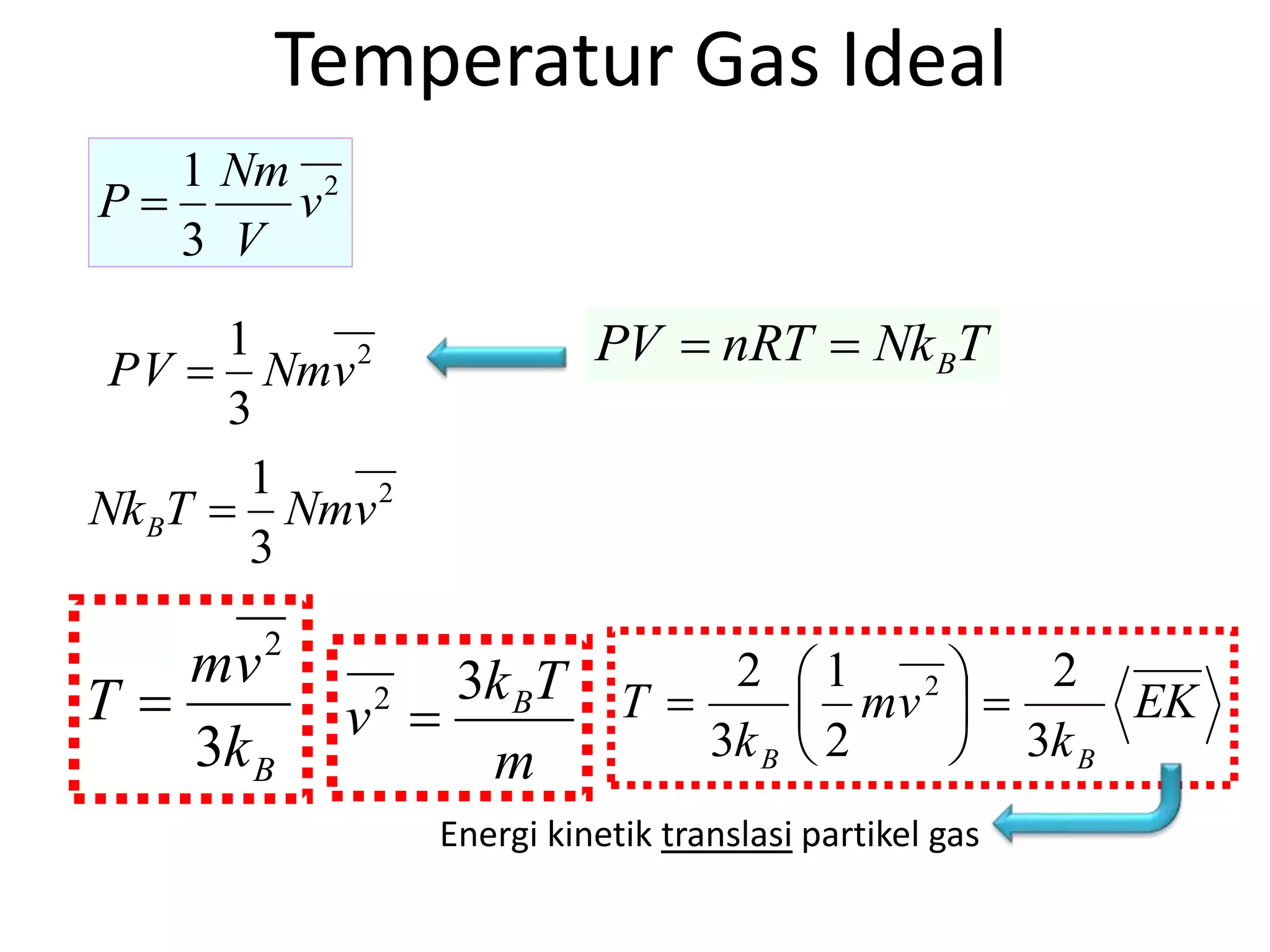 Teori kinetik gas | PPTX