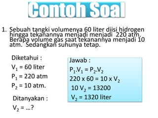 Teori kinetik gas | PPTX