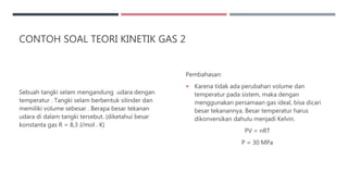 Teori kinetik gas part 1 | PPTX