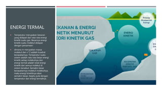 Teori kinetik gas part 1 | PPTX