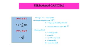 Teori kinetik gas | PPTX