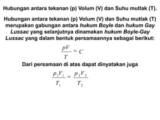 Teori kinetik gas (smt2) i ipa | PPTX