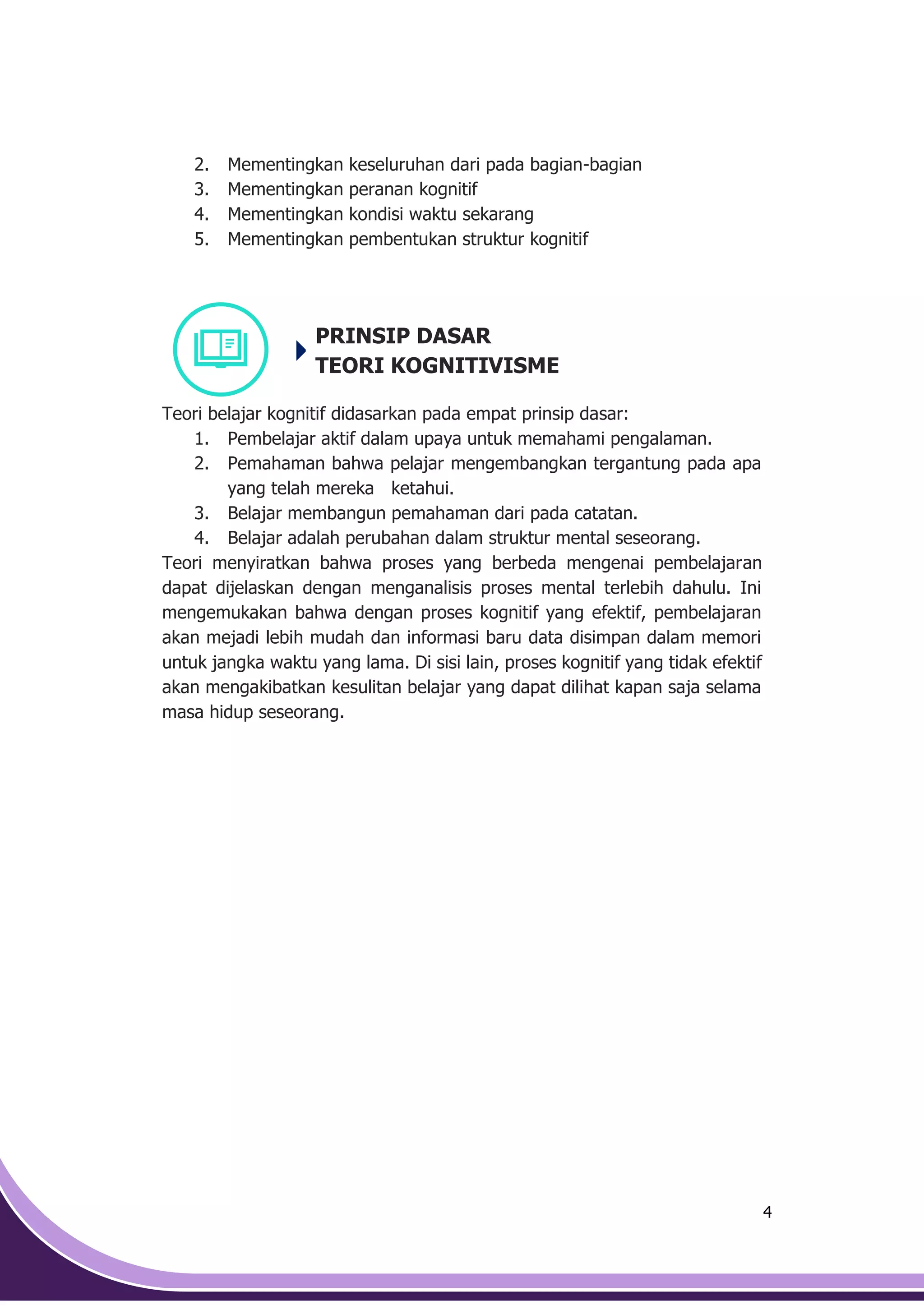 Teori kognitif | PDF