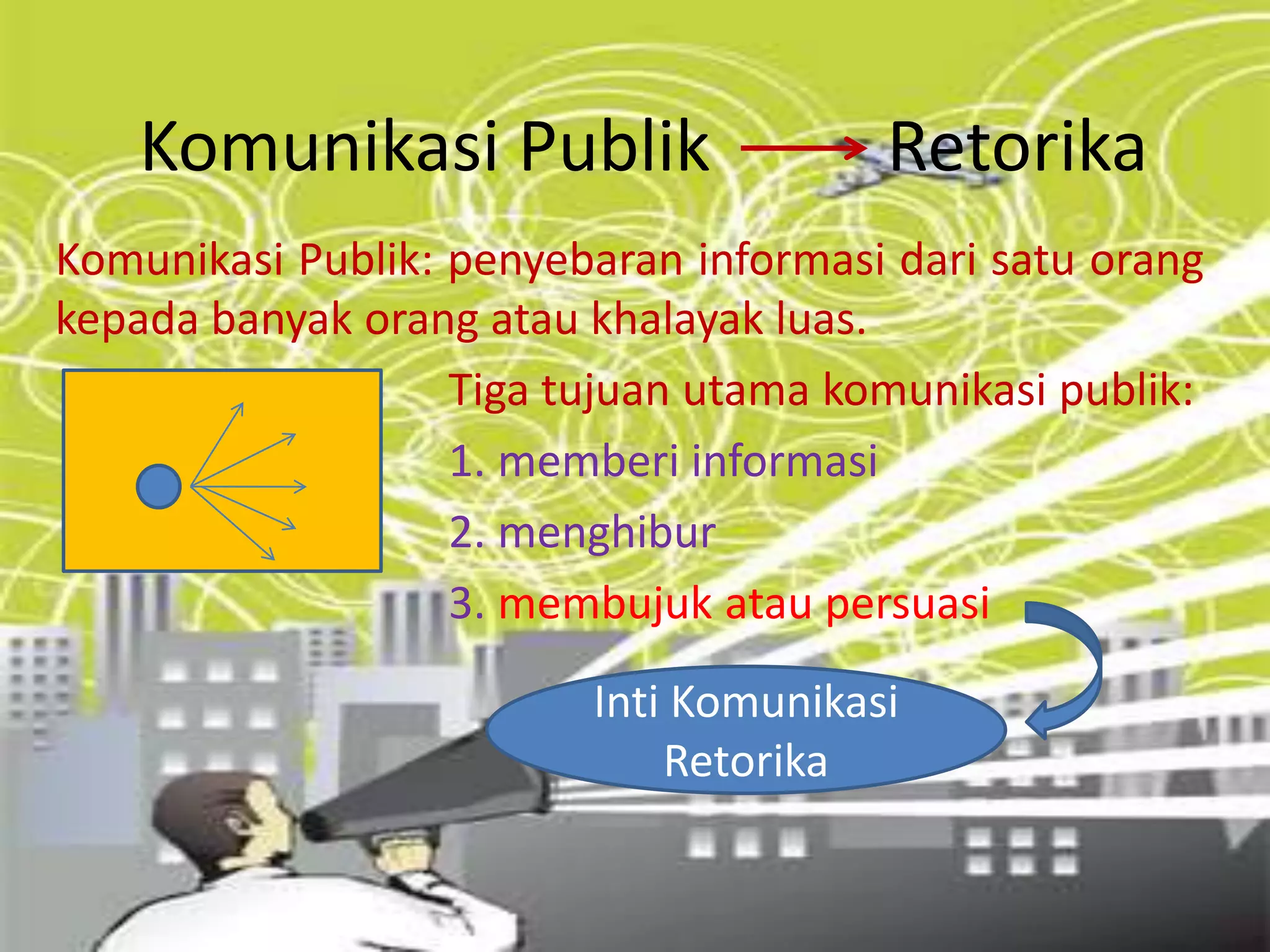 Teori Komunikasi- Retorika (the Rhetoric) | PPTX