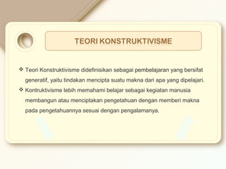 Teori Pembelajaran Konstruktivisme (Jean Piaget) PDF, 48% OFF