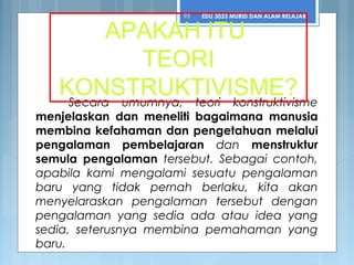 Teori Pembelajaran Konstruktivisme (Jean Piaget) PDF, 48% OFF