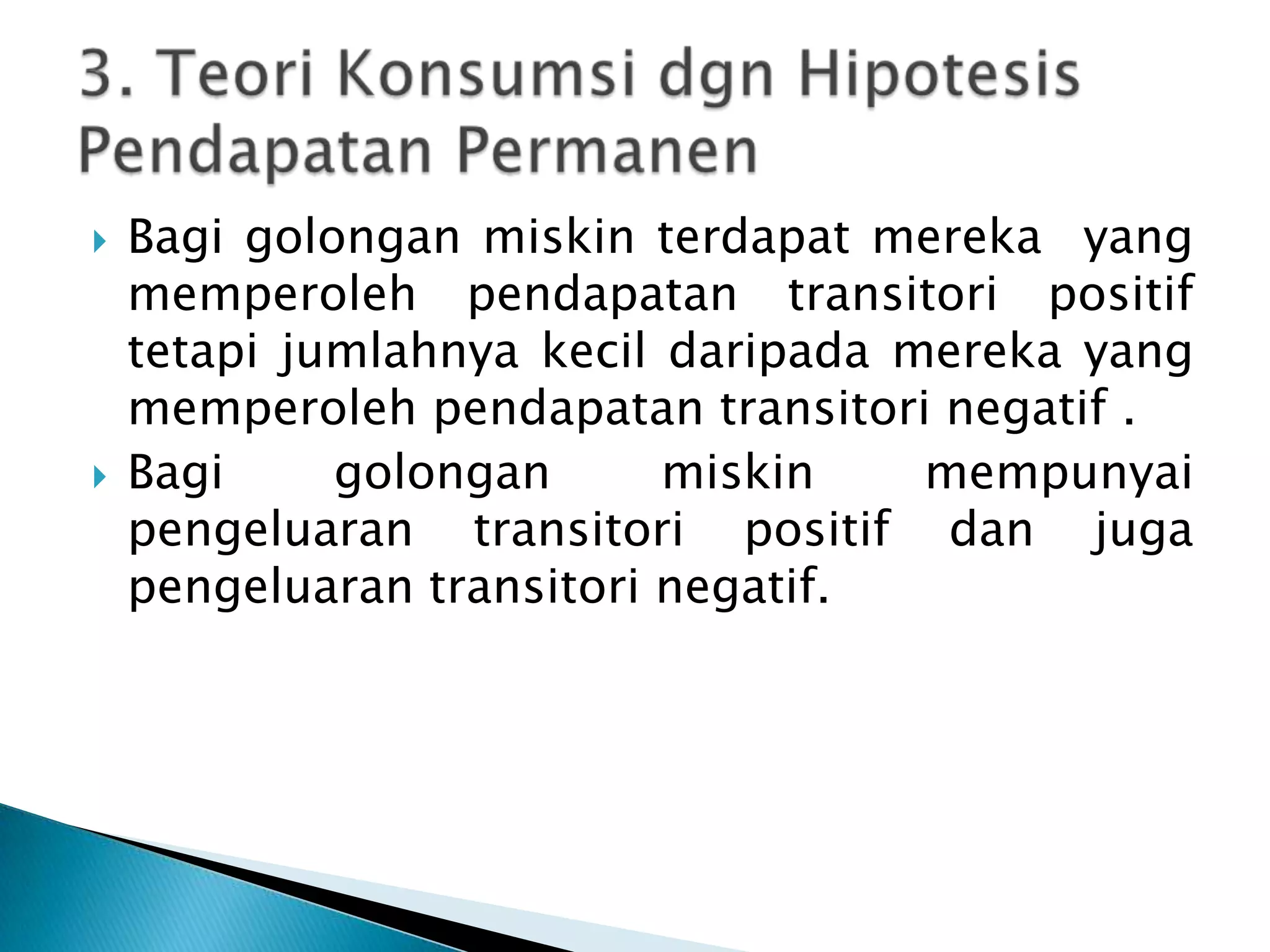 Teori Konsumsi | PPTX