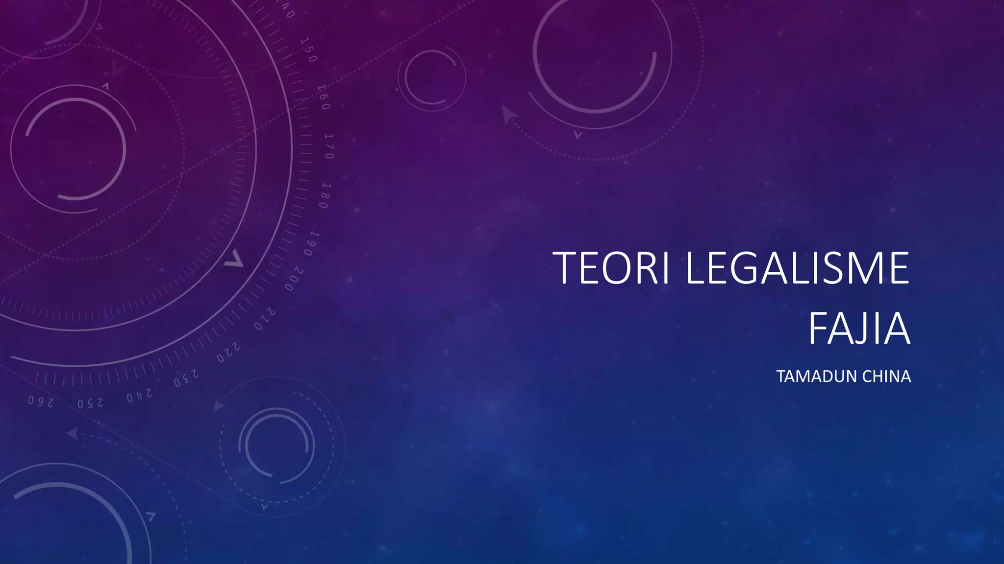 Ringkasan Teori legalisme | PPTX