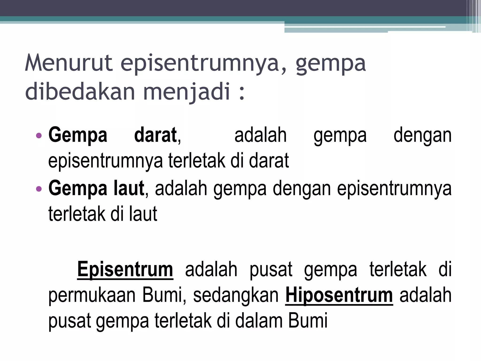 Teori lempeng tektonik dan kaitannya dengan persebaran gunung api | PPTX