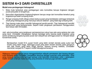 Teori lokasi christaller | PPTX