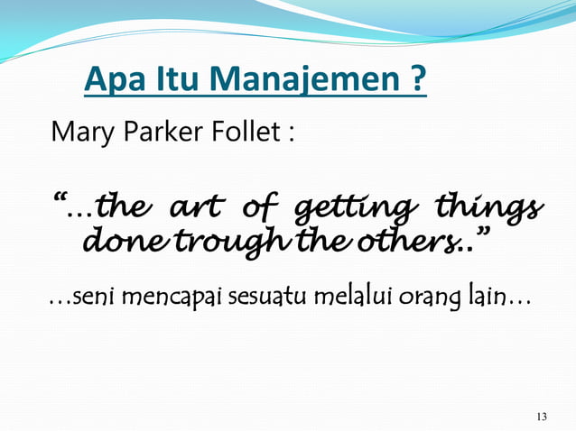 Teori Manajemen dan Organisasi bagi mahasiswa | PDF