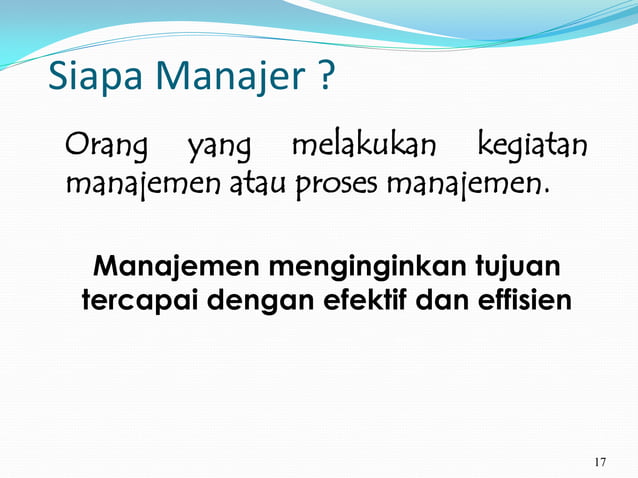 Teori Manajemen dan Organisasi bagi mahasiswa | PDF