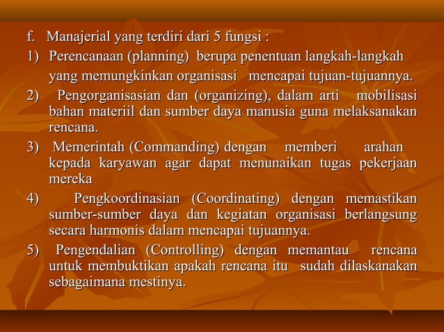 Teori Manajemen Klasik Ppt