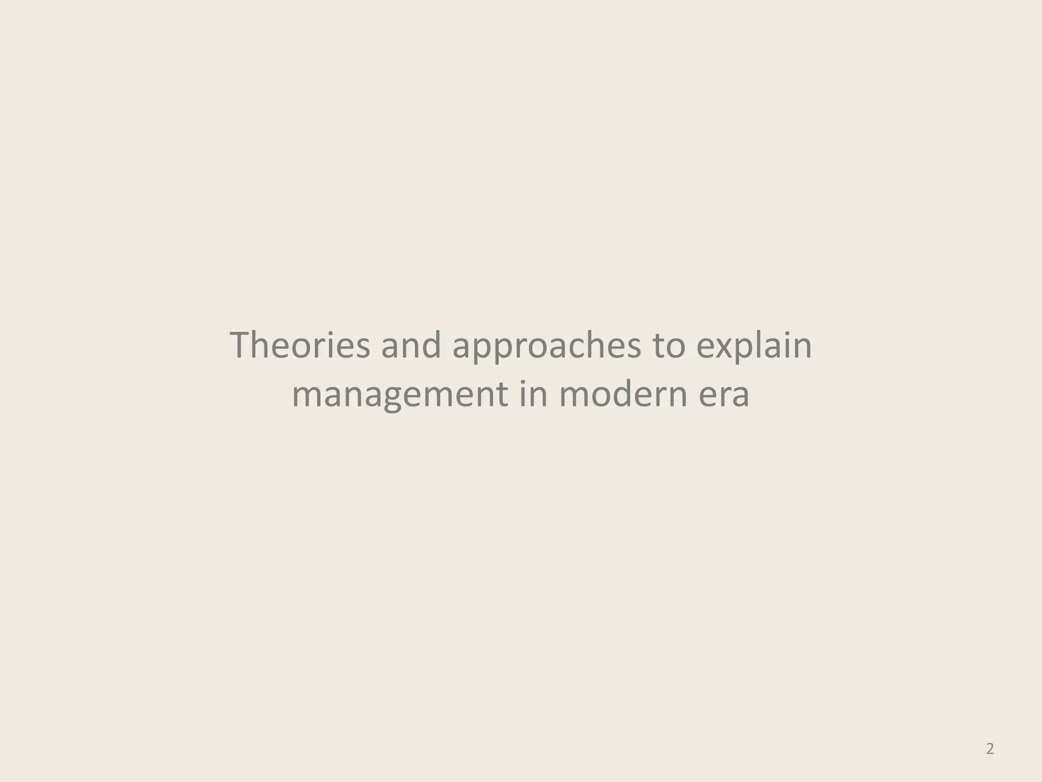 Management theory | PPT | Free Download