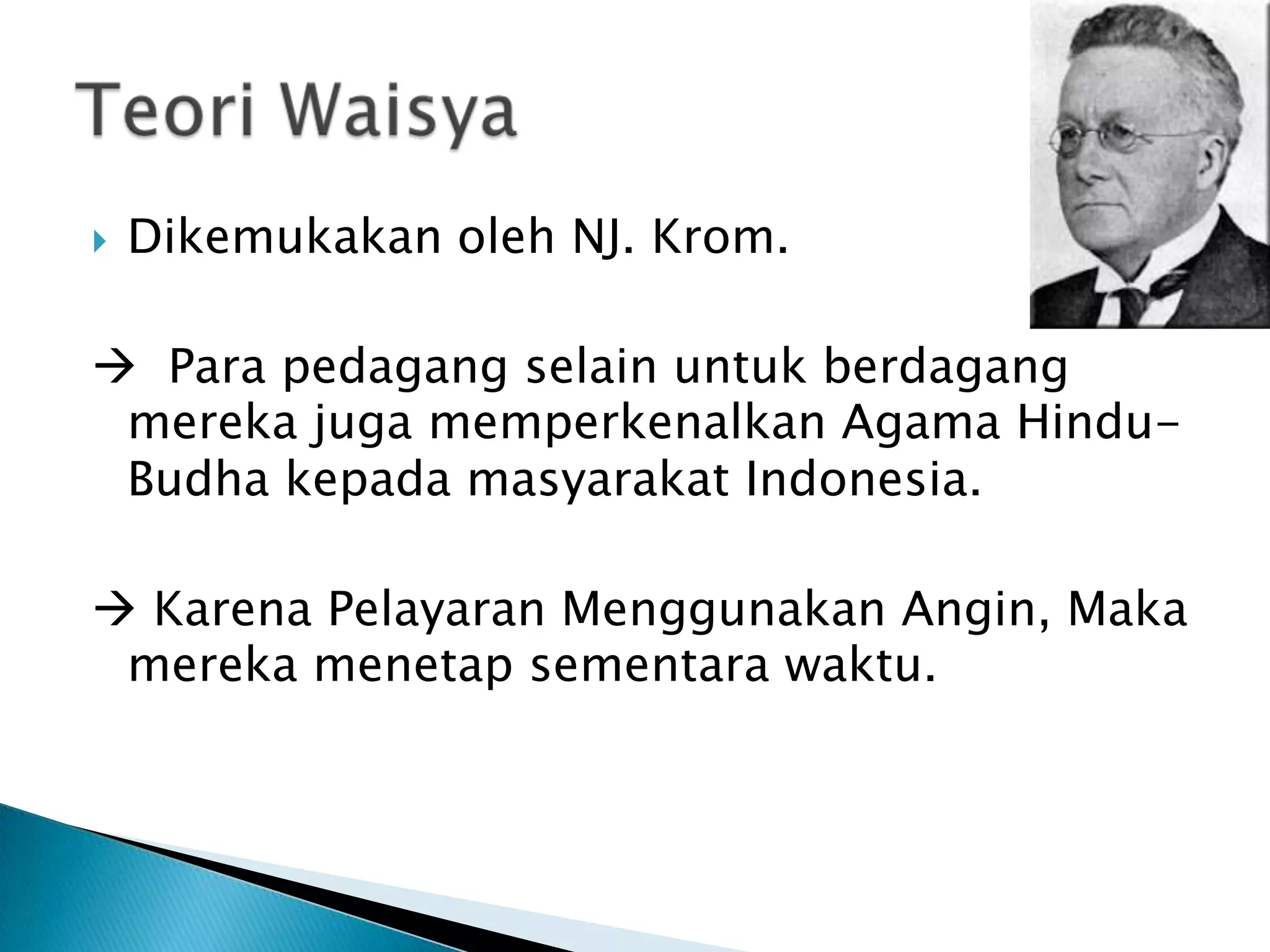 Teori masuknya agama hindu budha di indonesia | PPTX