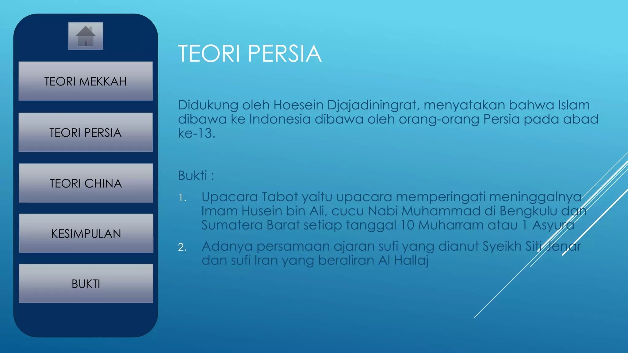 Teori masuknya islam | PPTX
