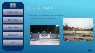 Teori masuknya islam | PPTX