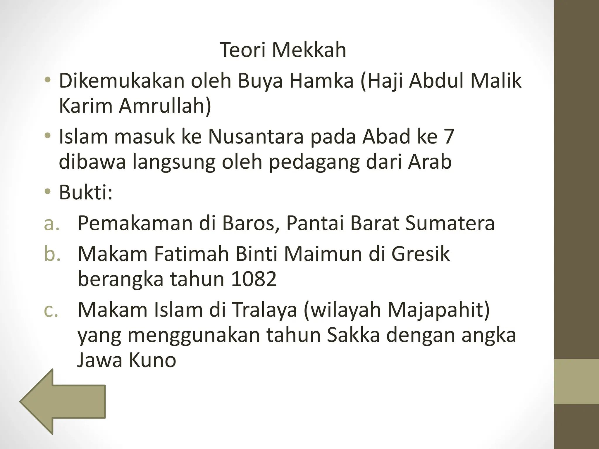 Teori Masuknya Islam di Nusantara dan saluran penyebaran agama ...