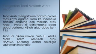 Teori mekkah2 | PPTX