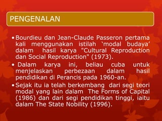 Teori modal budaya | PPTX