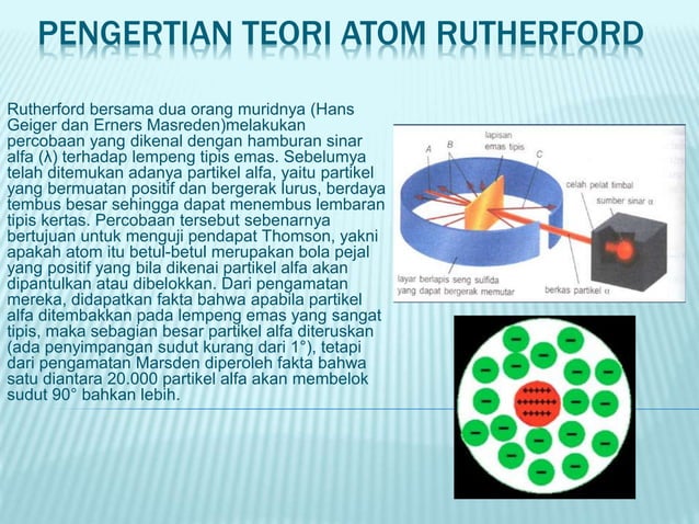 Teori Model Atom Rutherford (XII IPA 1) | PPTX