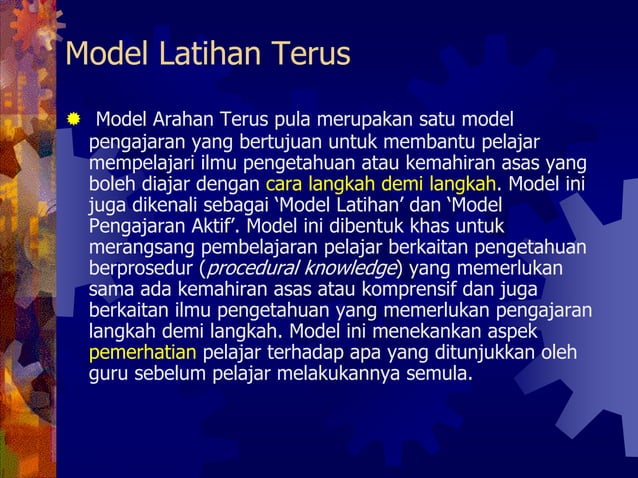 Teori & model p&p | PPT