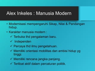Teori Modernisasi | PPTX