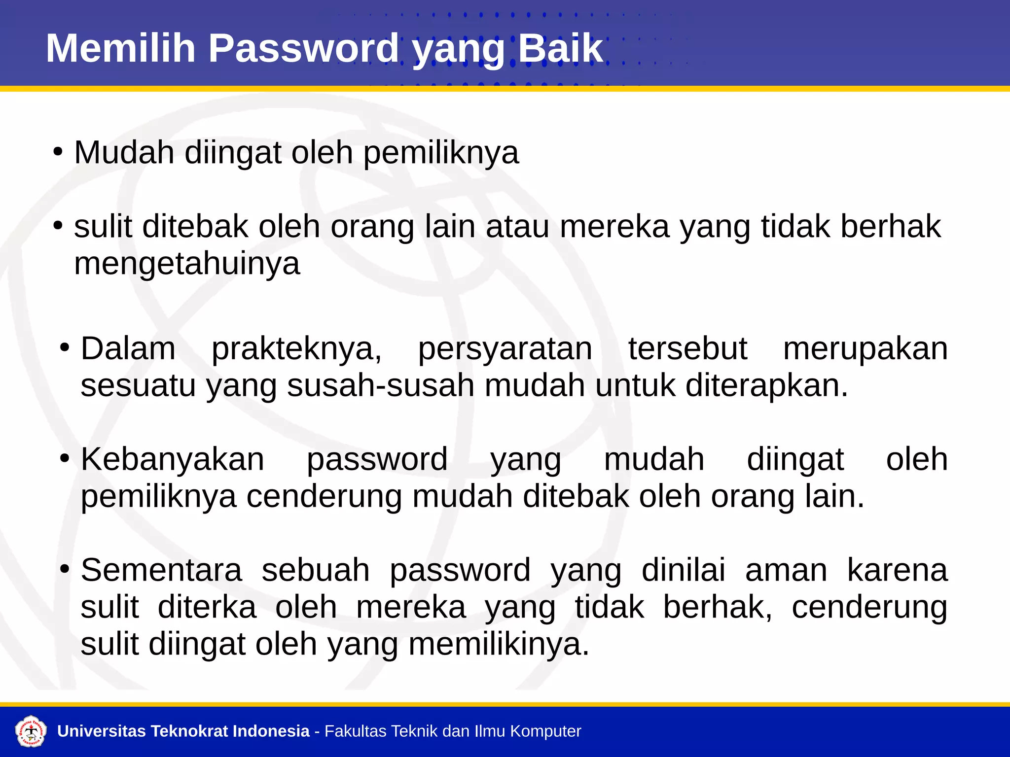 Teori modul 2_password management | PDF